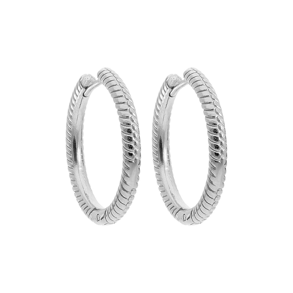 Perosa 0.98" Hoop Earring – QUDO USA