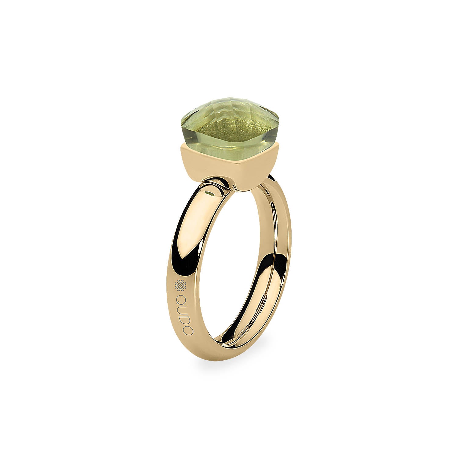 Firenze Ring Shades of Green Brown Gold Emerald 7.5